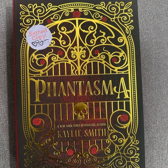 Other | Signed Phantasma Hardcover Book With Gold And Red Design Deluxe ...